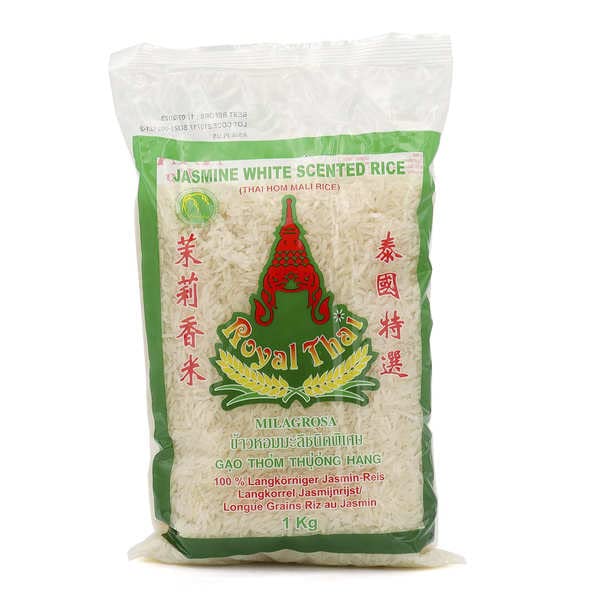 Royal Thai Jasmine Scented Rice 1kg Long Grain Authentic Thai Fragrant